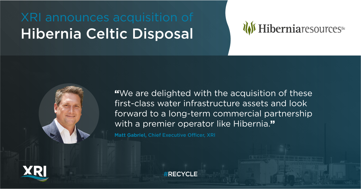 Hibernia's water infrastructure assets acquired by XRI